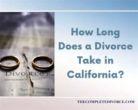 2025 How Long Does A Divorce Take In California