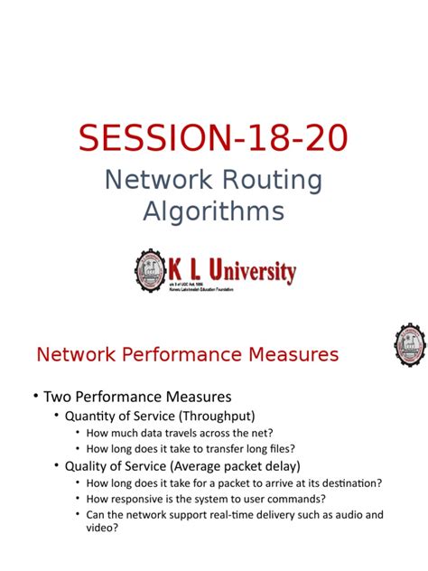 session 18 19 20 networkalgorithms pdf routing network congestion