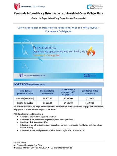 Informacion Php Mysql 201502 Pdf Lenguaje De Programación