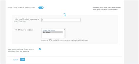 Woocommerce Product Integration Profilegrid