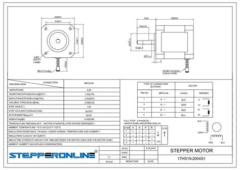 nema 17hs19 2004s1 datasheet by steppermotor - Issuu