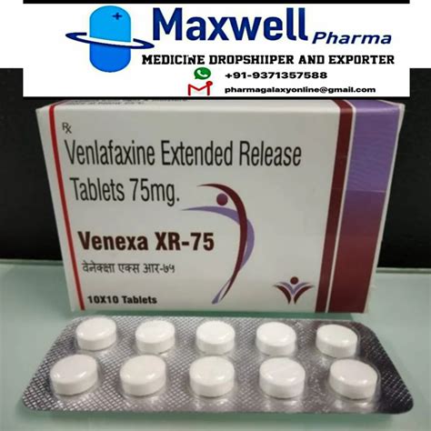 Prolonged Release Venlafaxine Capsule At Rs 250box Pharmaceutical