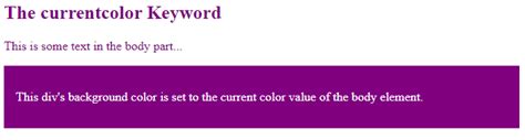 CSS Color Keywords HELP