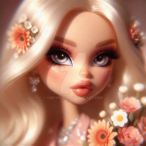 Gorgeous Blonde Bratz Girl Portrait Closeup Woman By Girlyflash On