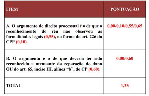 Prova OAB ACOMPANHE a correção de Direito Penal
