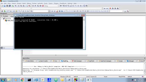 Programming Using Codeblocks