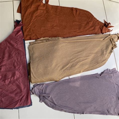 Jual Bahan Kaos Misty Kain Perca Sisa Potongan Murah Kiloan Shopee Indonesia