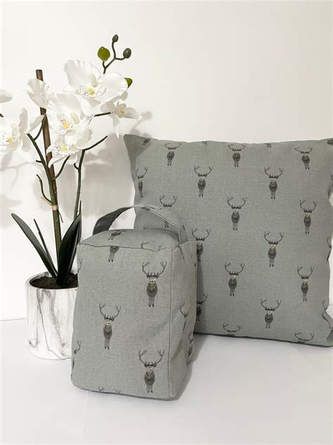 Sophie Allport Stag Fabric 12 16 18 Cushion Covers Ts Reversible