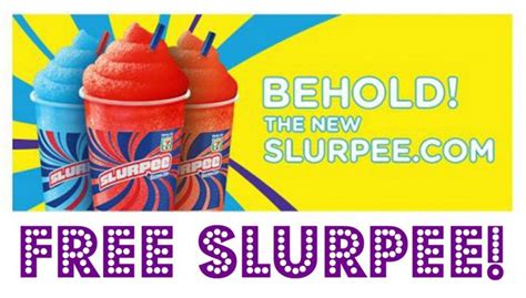 Slurpee Coupon For A Free Slurpee At 7 Eleven Stores Free Slurpee