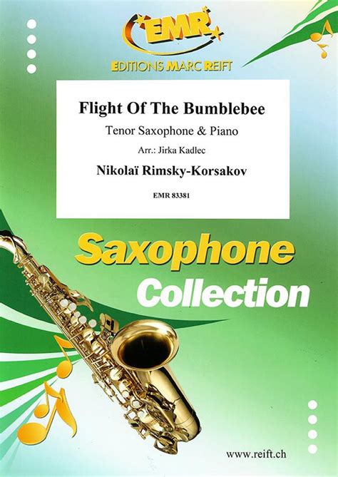 Flight Of The Bumble Bee By Nikolai Rimski Korsakow Saxophone Sheet Music