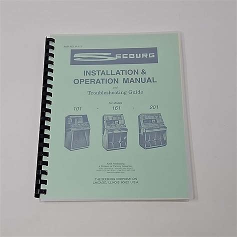 Seeburg 101161201 Installation Operations And Troubleshooting Guide