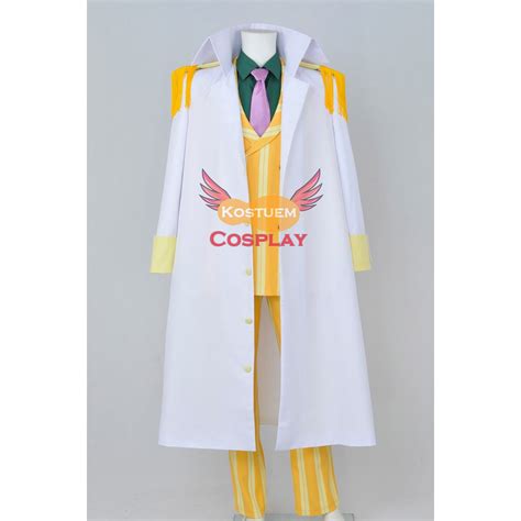 One Piece Marine Admiral Sakazuki Kizaru Borsalino Uniform