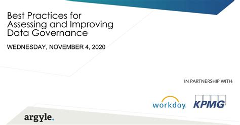 Best Practices For Improving Data Governance Workday Us