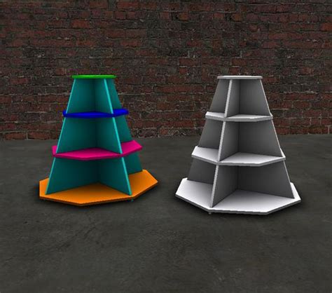Second Life Marketplace Mesh Cone Shelf Fullperm