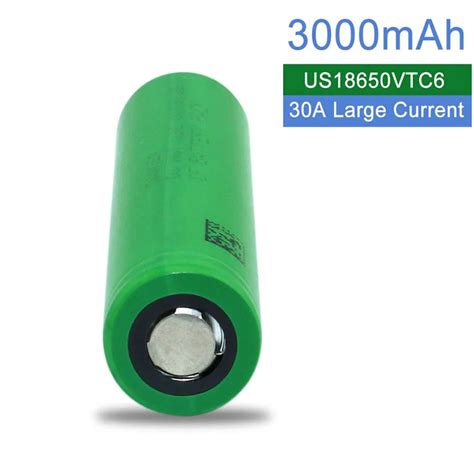 Japan Made 18650 Batteries Us18650vtc6 3000mah 3.7v 4.2v 18650 Lithium ...