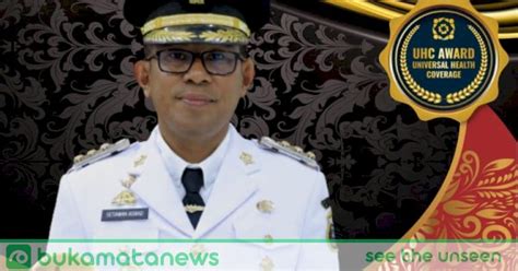 Persen Kesehatan Warga Tercover BPJS Kesehatan Pj Bupati Takalar Peroleh Penghargaan UHC