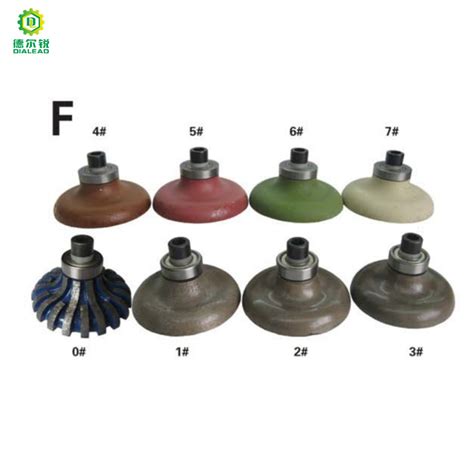 Dialead Sandstone And Limestone Edge Grinding And Polishing Router Bit For Profiling Stone