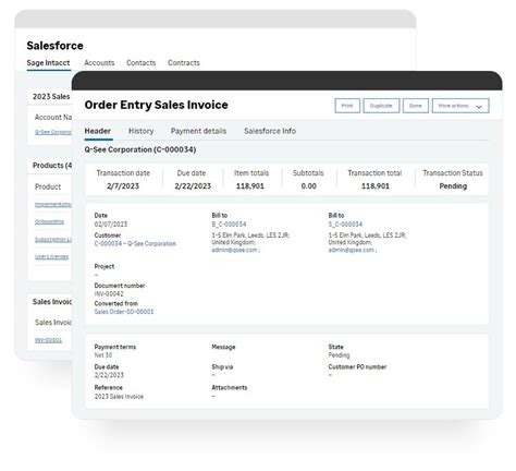 Seamless Salesforce And Accounting Integration For Sage Intacct