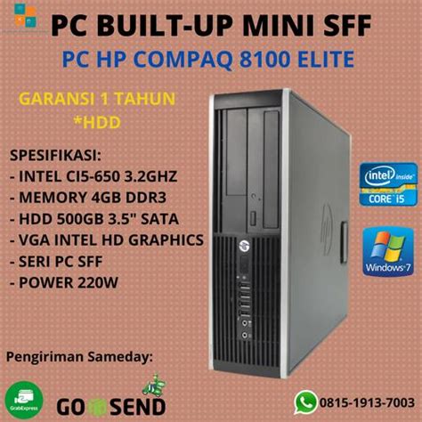 Jual Hp Compaq Elite Sff Pc Bekas Murah Core I Jakarta Pusat Gkb Tokopedia Tokopedia