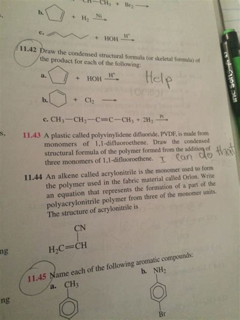 Solved Draw The Condensed Structural Formula Or Skeletal