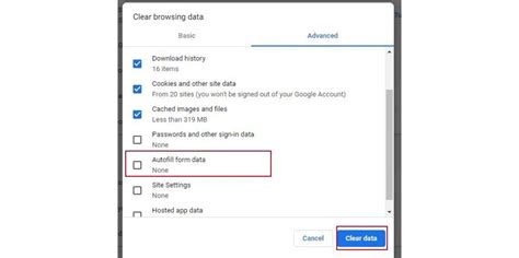 How To Delete Autofill Entries On Chrome Browser