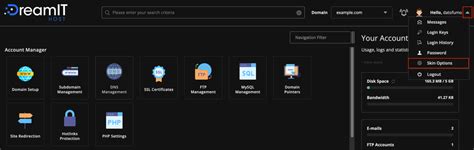 DreamIT Host How To Change Your Control Panel S Theme