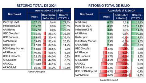 Dólar Plazo Fijo Acciones Bonos O Fci Cuáles Son Los Ganadores Y