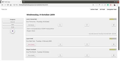 GitHub Bolah Js Todo A Todo List App Using JavaScript Factory Function And Module Pattern