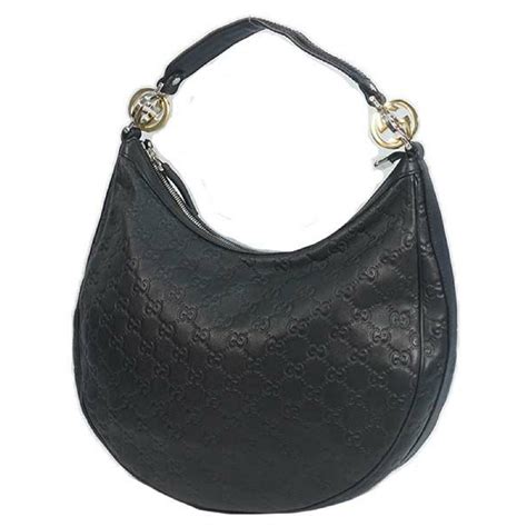 Gucci une épaule GG Ssima sac à bandoulière femme 232962 black Cuir