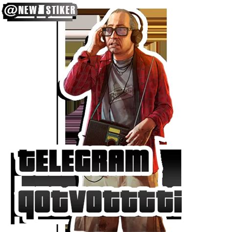 Стикер телеграм 🔘 из набора «GTA V»