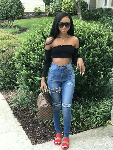 Pinterest Kittyslim☔ Black Girl Outfits Girl Outfits Outfits