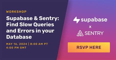 Were Sitting Down With Supabase On May 16th At 8am Pt To Talk About