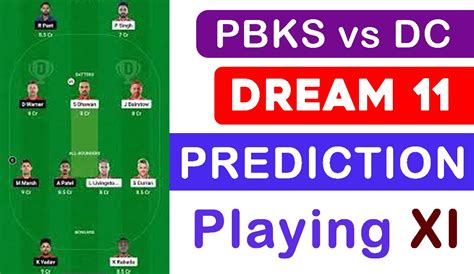 Pbks Vs Dc Dream11 Ipl 2024 Prediction Make Best Fantasy Team Expert