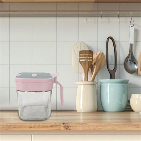 Household Clear Glass Spice Jars Spice Boxes Sized For Kitchen