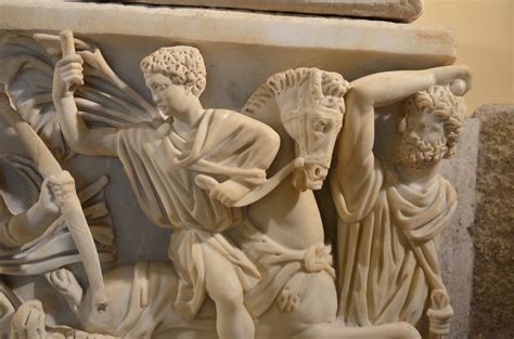 Sarcophagus With The Calydonian Boar Hunt Detail Palazzo… Flickr