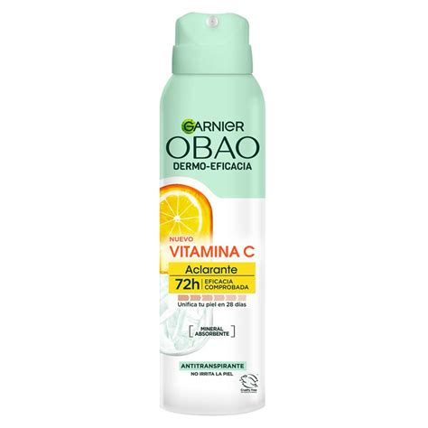 Antitranspirante En Aerosol Garnier Obao Dermo Eficacia Vitamina C 150