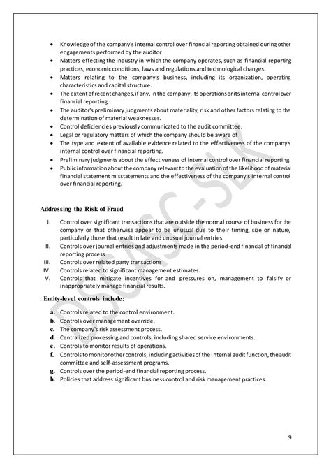 Audit Framework Docx