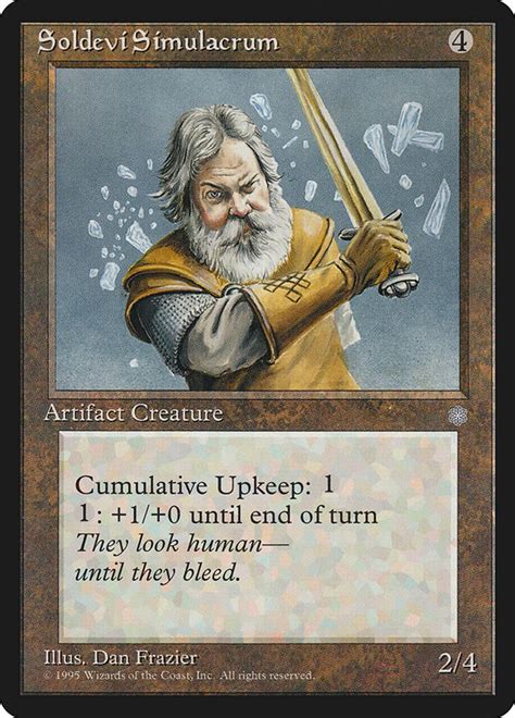 Soldevi Simulacrum Ice Age Magic The Gathering