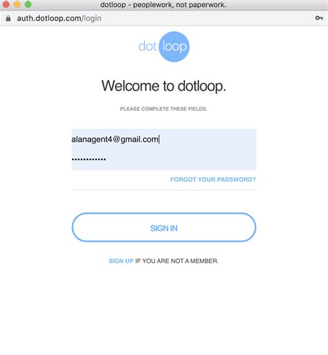 Activating And Connecting Command And Dotloop