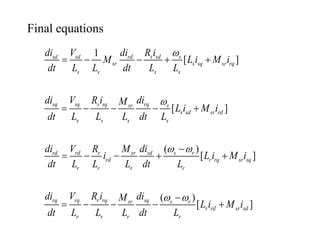 Induction Motor Modelling And Applications PPTX Physics Science