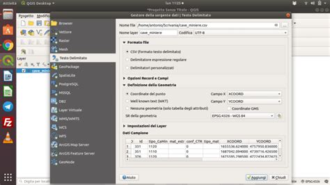 Qgis Come Creare Uno Shapefile Da Un File Csv Intrageo
