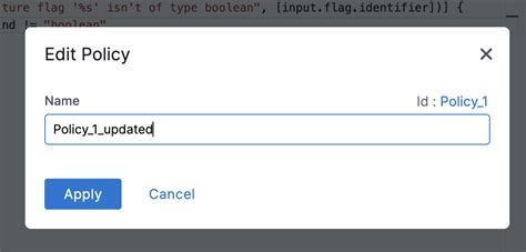 Policy As Code For Feature Flags Harness Developer Hub