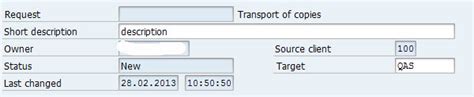 How Can Copy Existing Transport Request To New Tra Sap Community