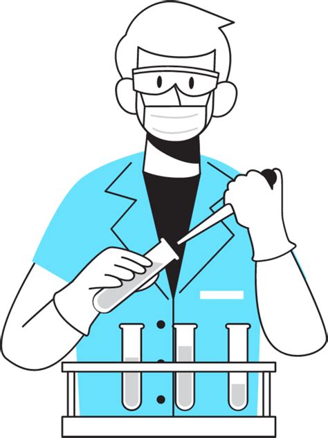 Laboratory Analyst Illustration Download For Free Iconduck