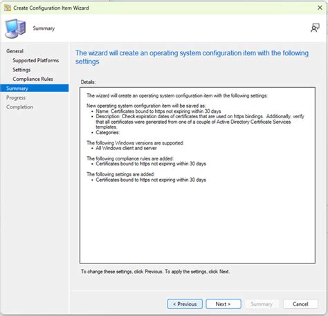 Configmgr Configuration Baseline To Check For Expiring Certificates