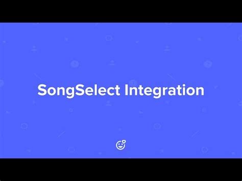 SongSelect Intergration YouTube