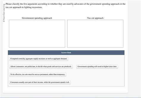 Solved Please Classify The Five Arguments According To Chegg