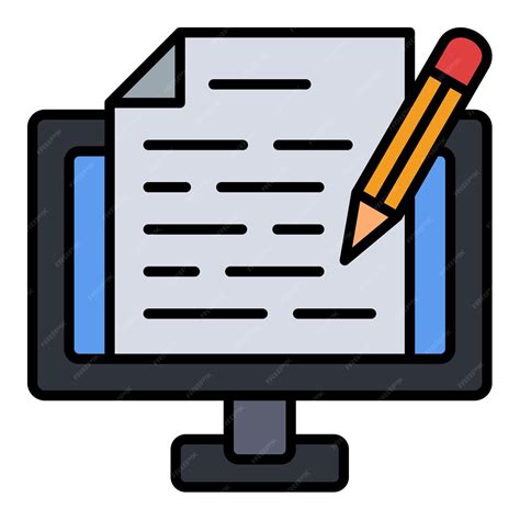 Premium Vector Copywriter Icon