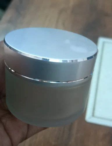 50gm Frosted Glass Jar For Cosmetic At ₹ 27piece In New Delhi Id