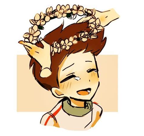 A Drawing Of A Woman With Flowers In Her Hair And Hands On Her Head